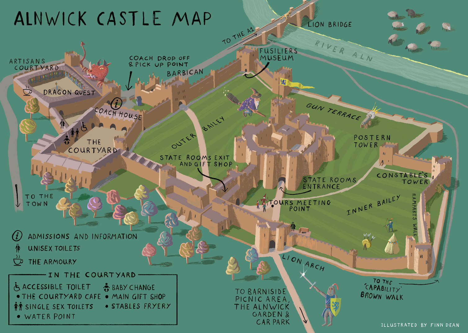 『ハリーポッター』のロケ地としても有名な、1000年の歴史を持つアニックキャッスルへ行ってきました - Country House Stories